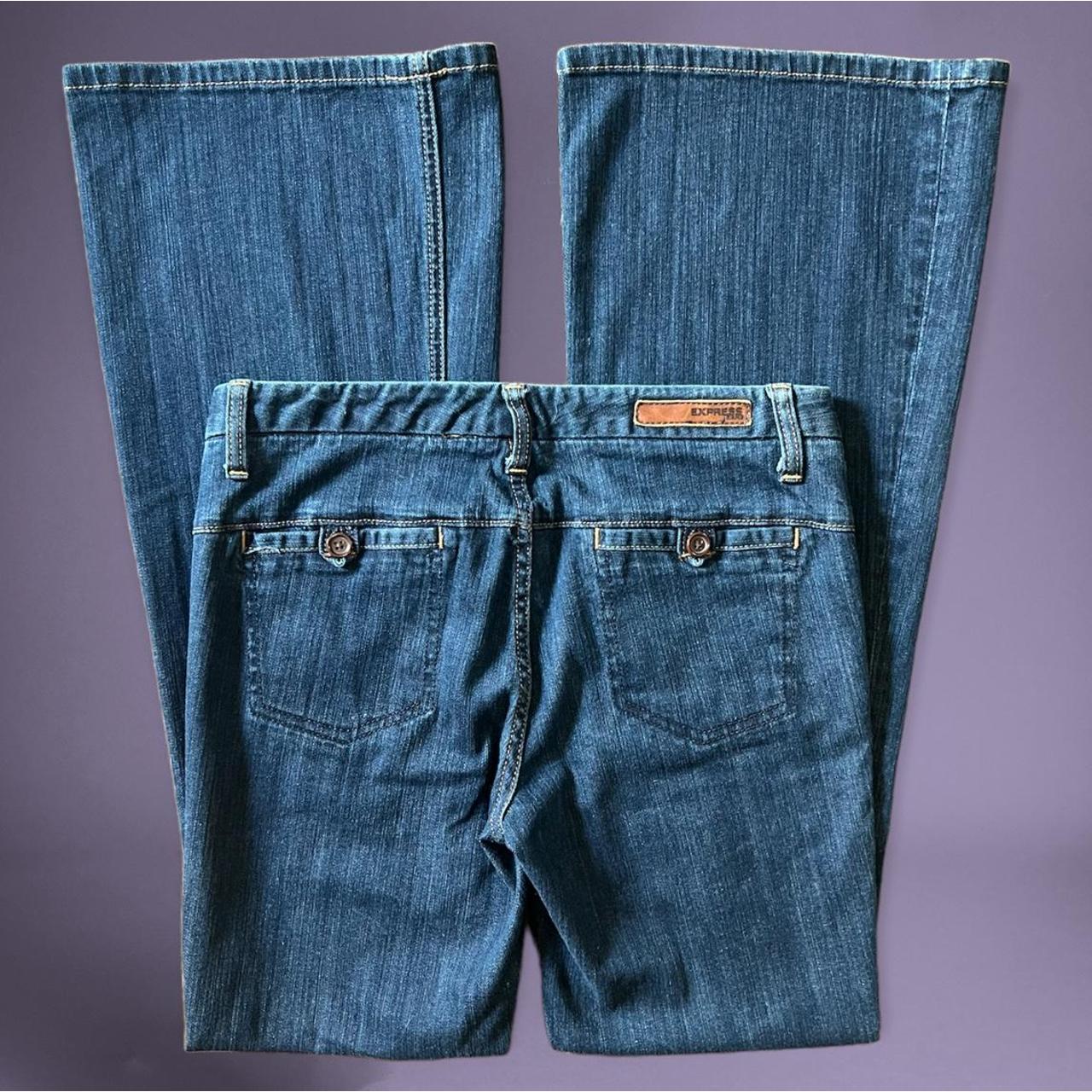 Express Women's Blue Jeans | Depop
