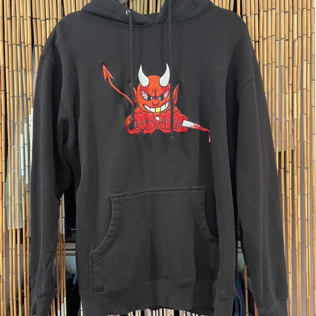 ransom x unwanted devil hoodie free shipping - Depop