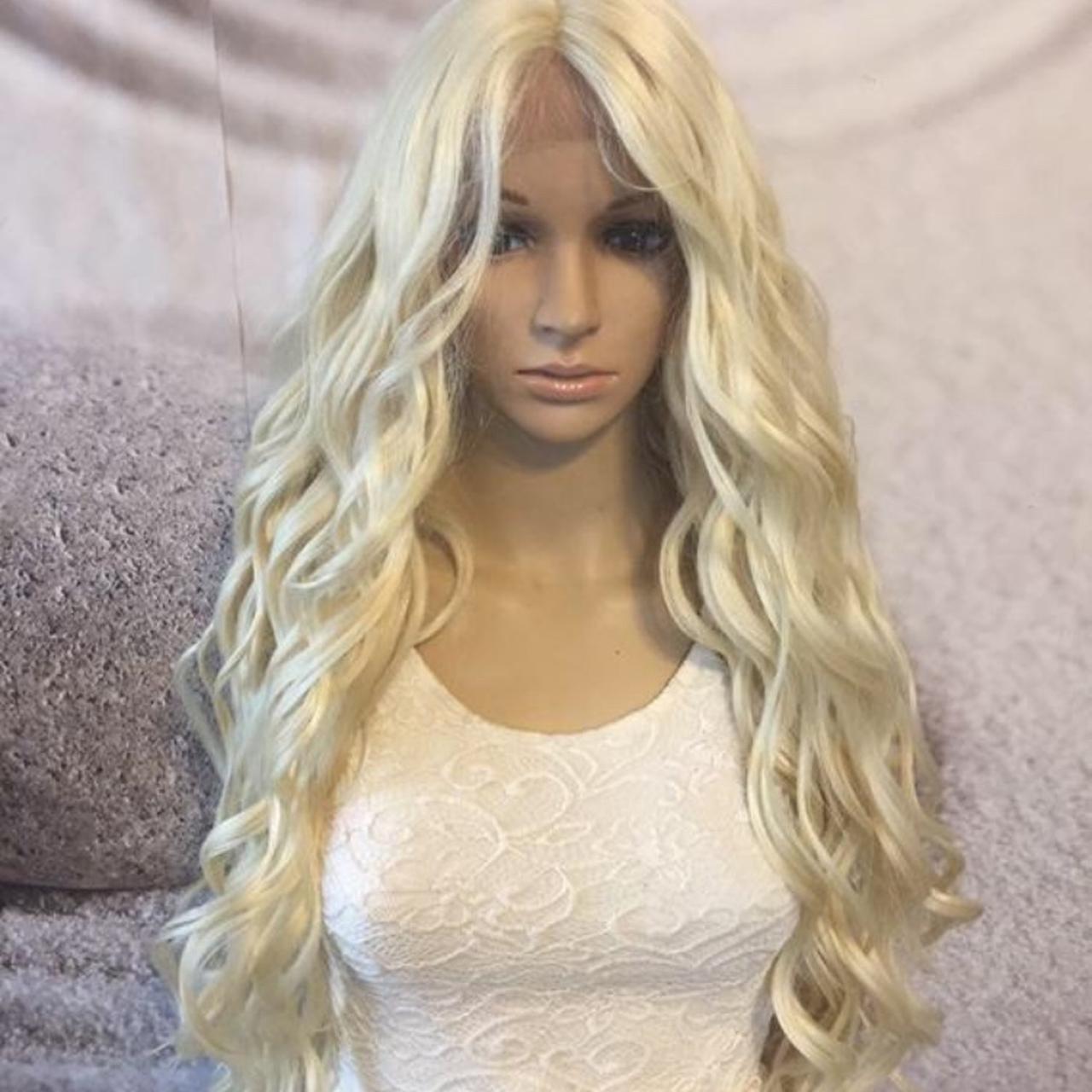 Blonde lace front wig Lace front This wig has a... - Depop