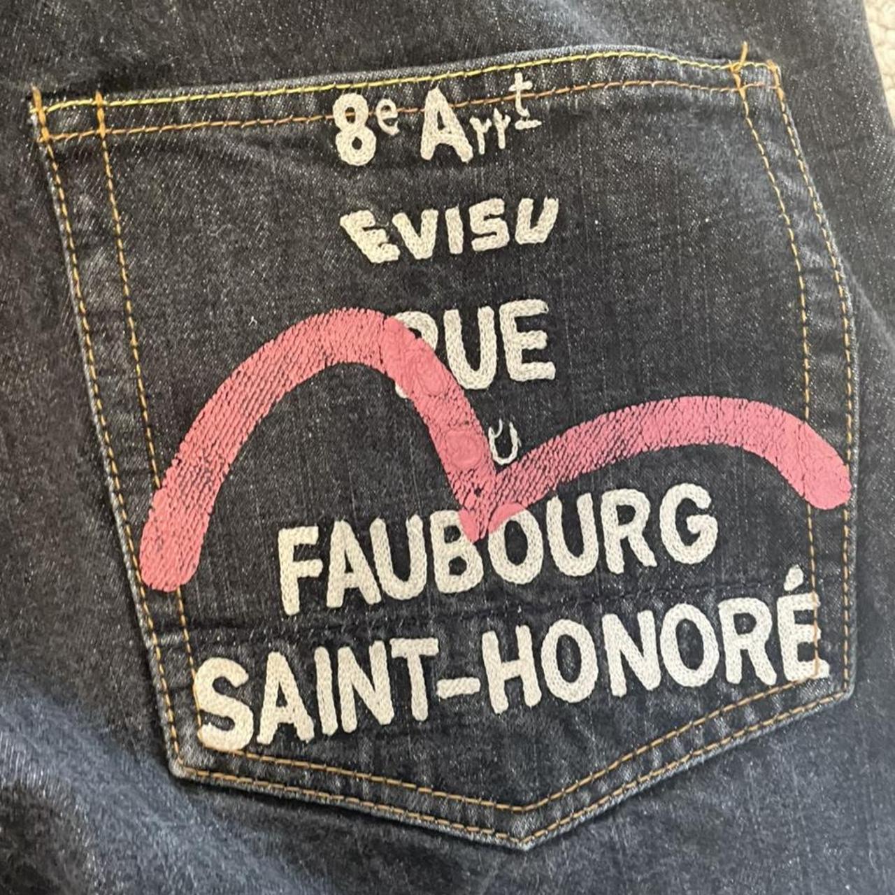 Evisu straight leg jeans Size 29. Waist 29". Length... - Depop
