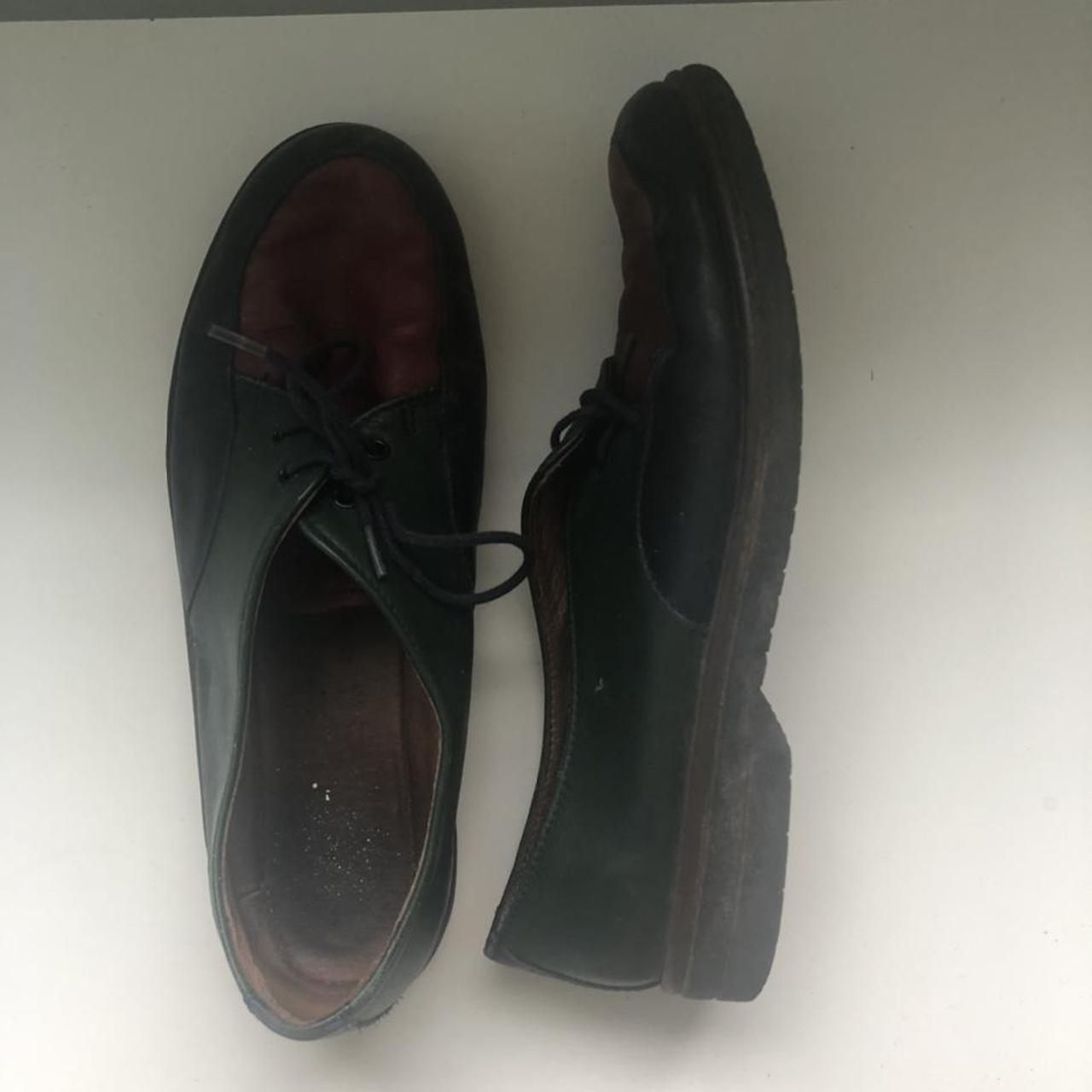 Vintage leather three tone brogues Soft real... - Depop