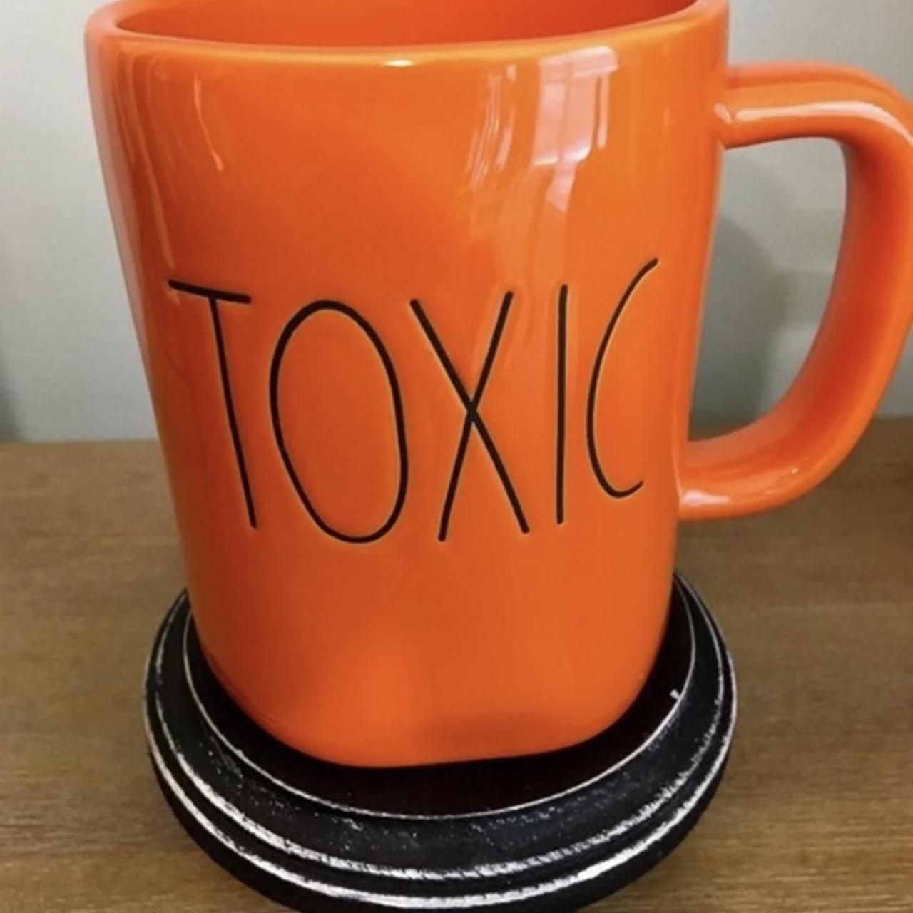 This is a BEAUTIFUL Mug! Rae Dunn Halloween TOXIC... - Depop