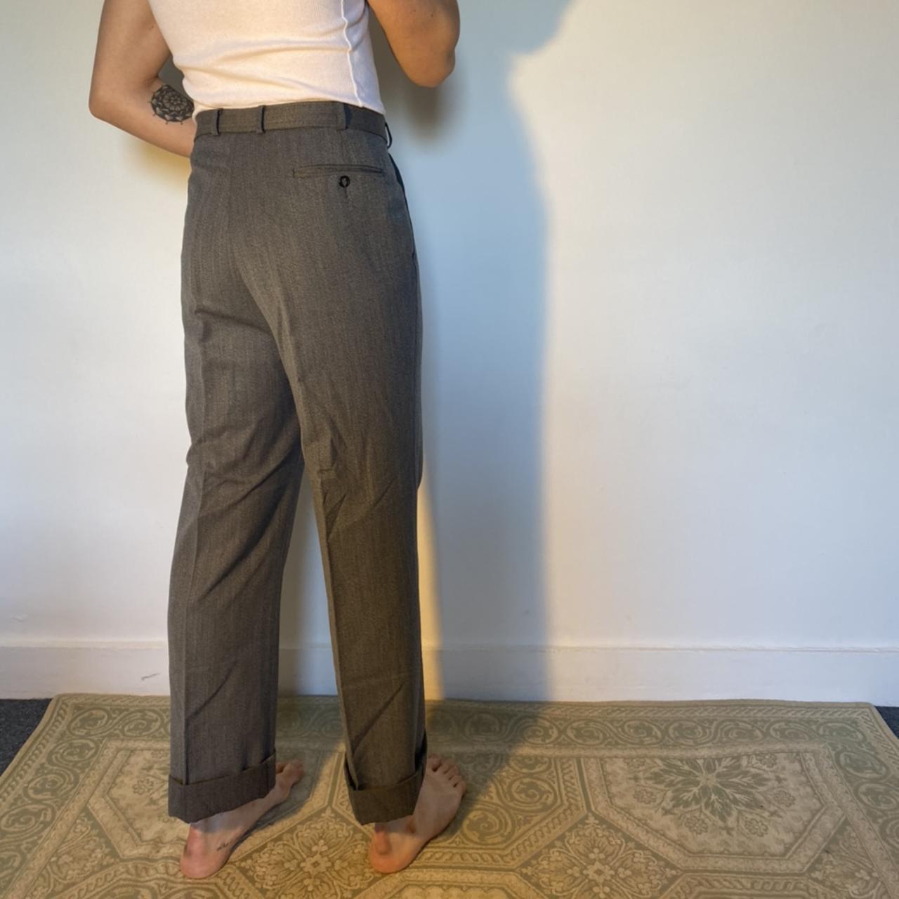 #8. Grey melange fleck pants. A great pair of... - Depop