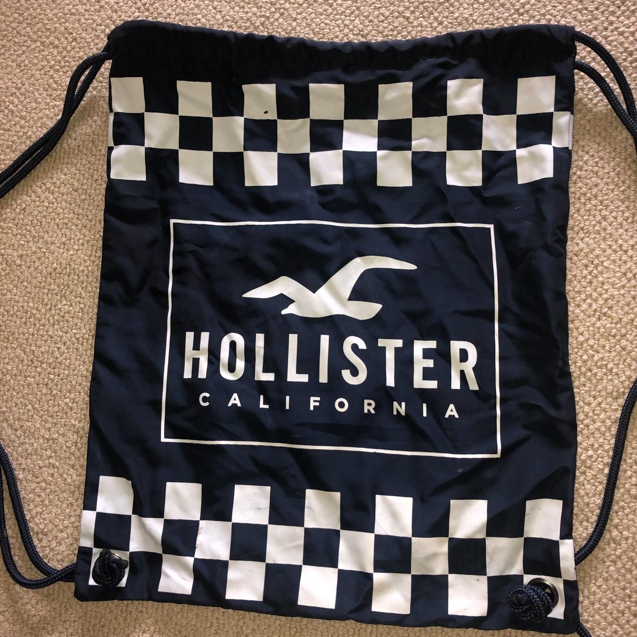 Hollister draw string bag Perfect for swimming In... - Depop