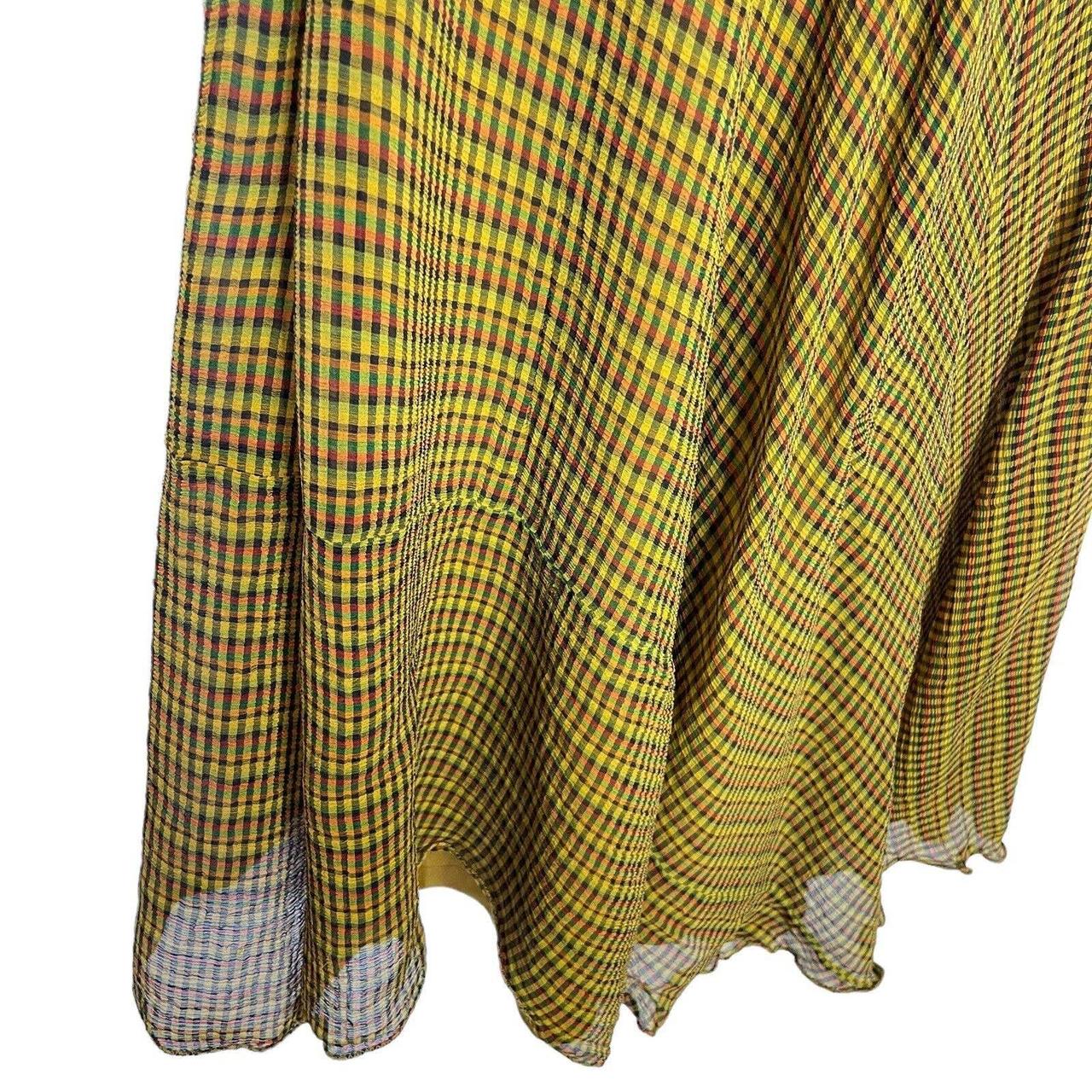 Handmade Embroidered Plaid Silk Indian Pakistani... - Depop