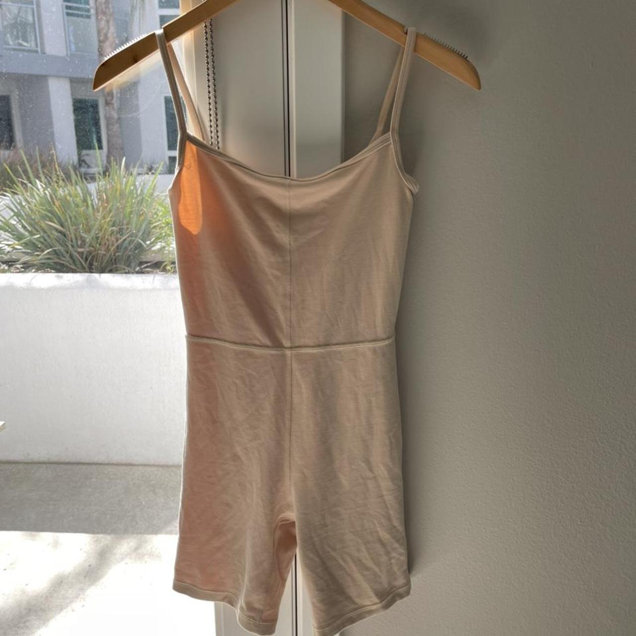Aritzia Women's Tan Playsuit-romper | Depop