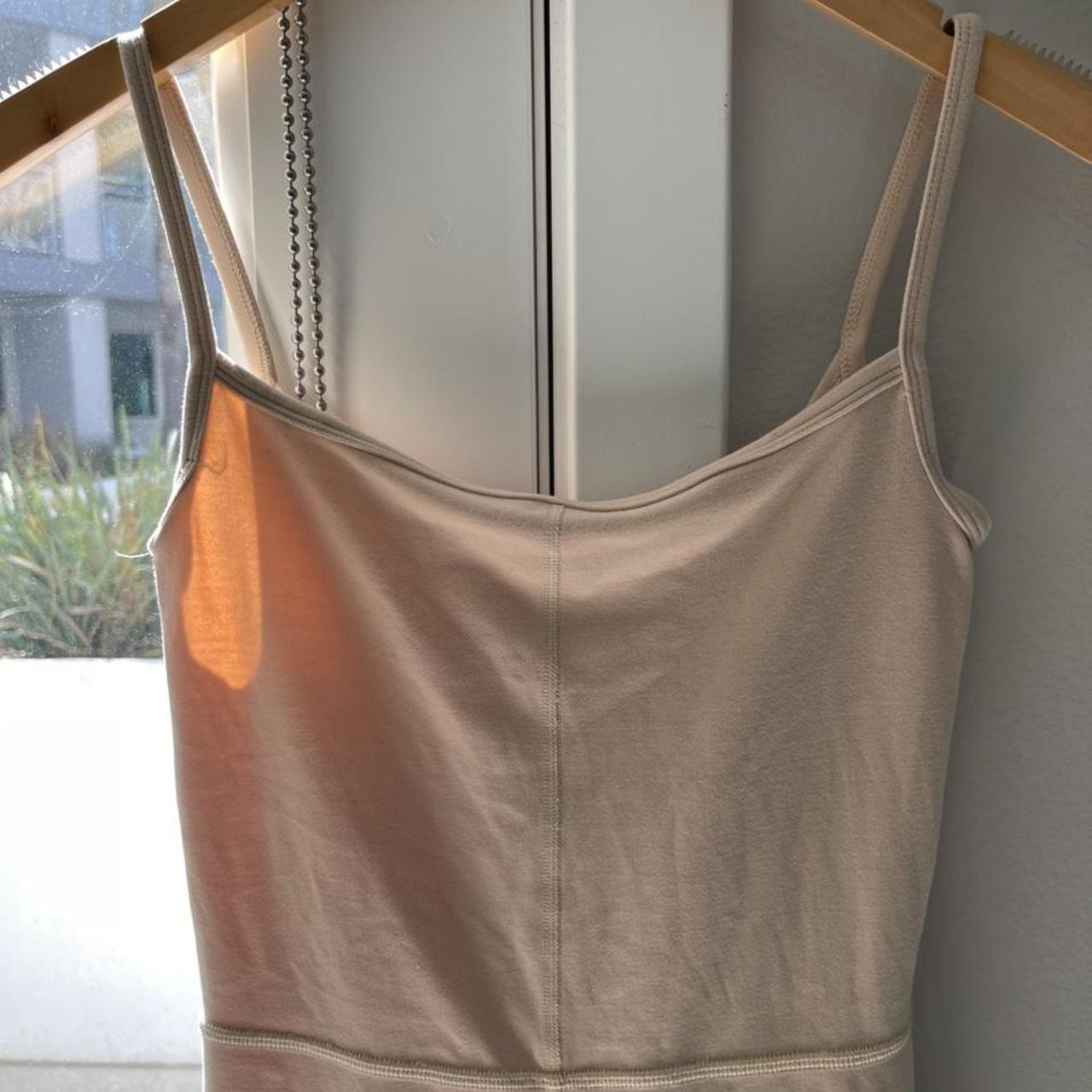 Aritzia Women's Tan Playsuit-romper | Depop