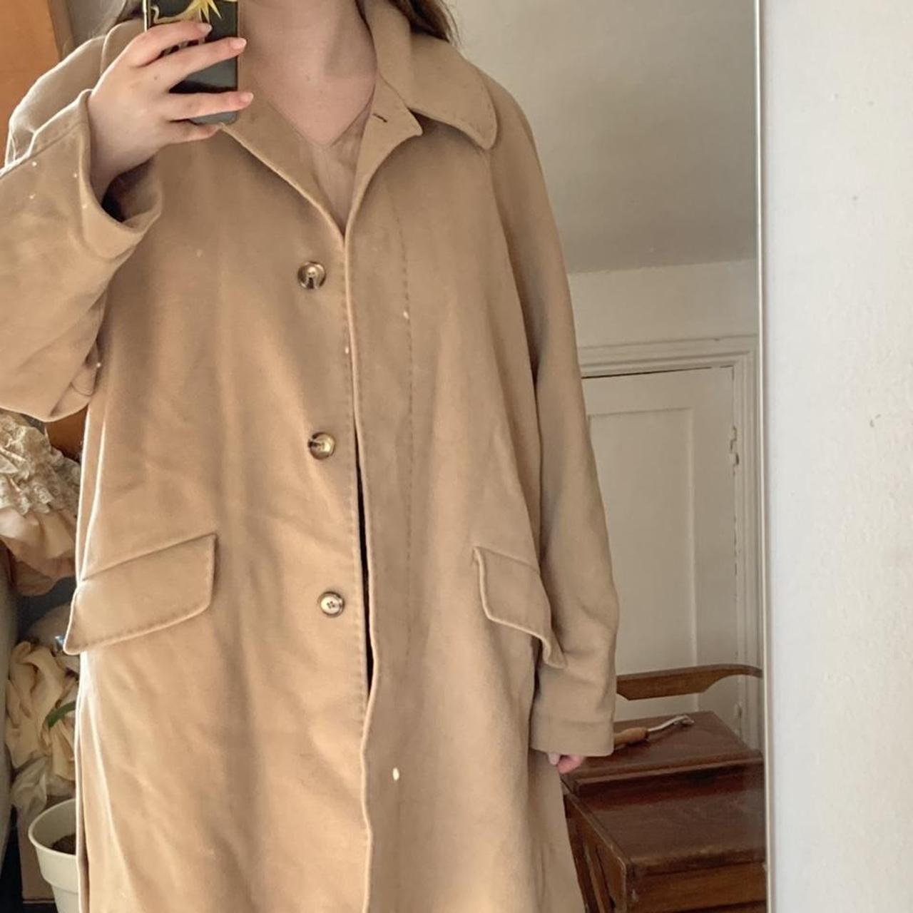 Women's Tan Coat | Depop
