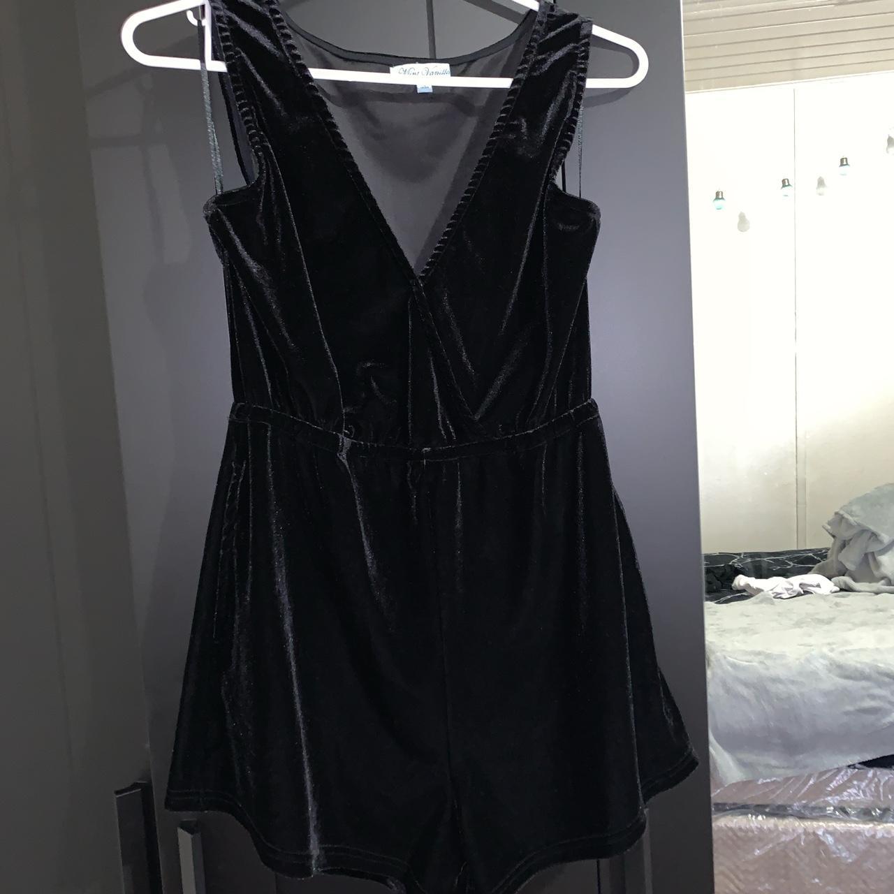 Verge girl velvet playsuit. Literally only worn... - Depop