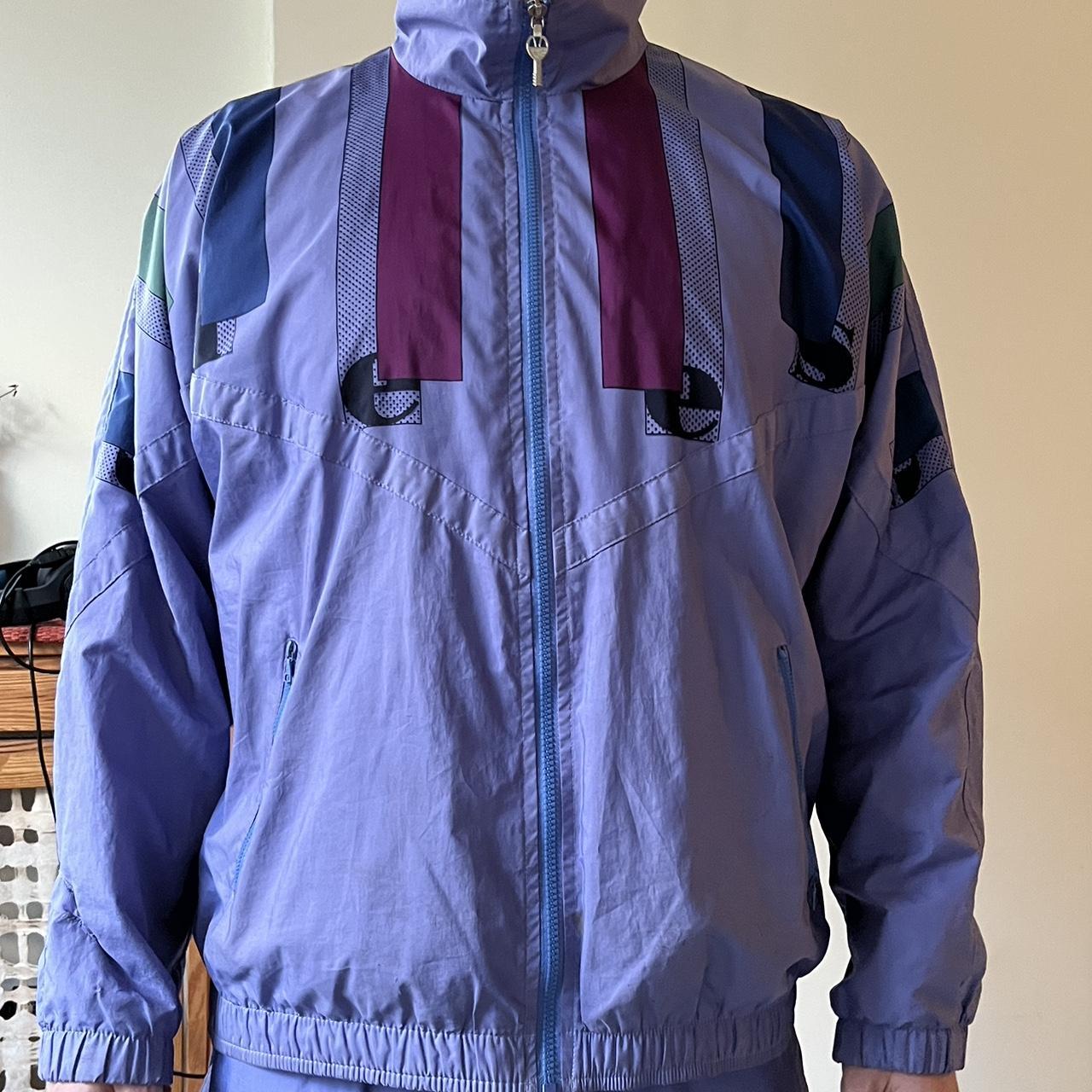 Vintage Ellesse wind breaker set, super funky,... - Depop