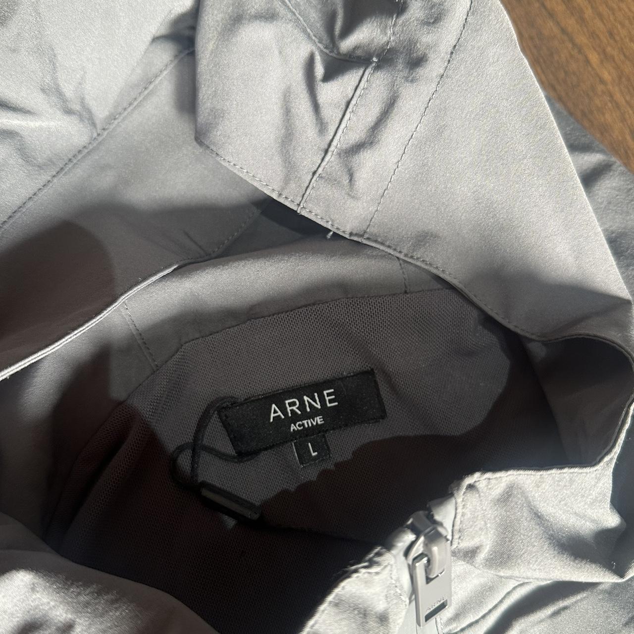 Men’s grey Arne utility active windbreaker jacket... - Depop