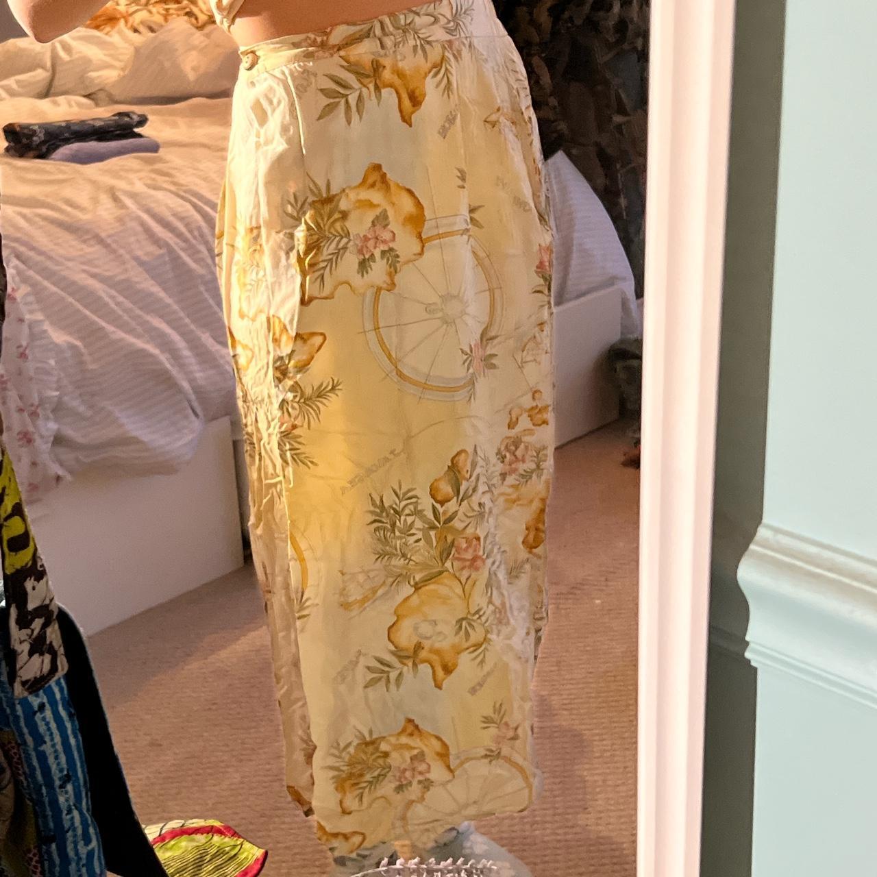 islander vintage skirt. super cute and beachy... - Depop