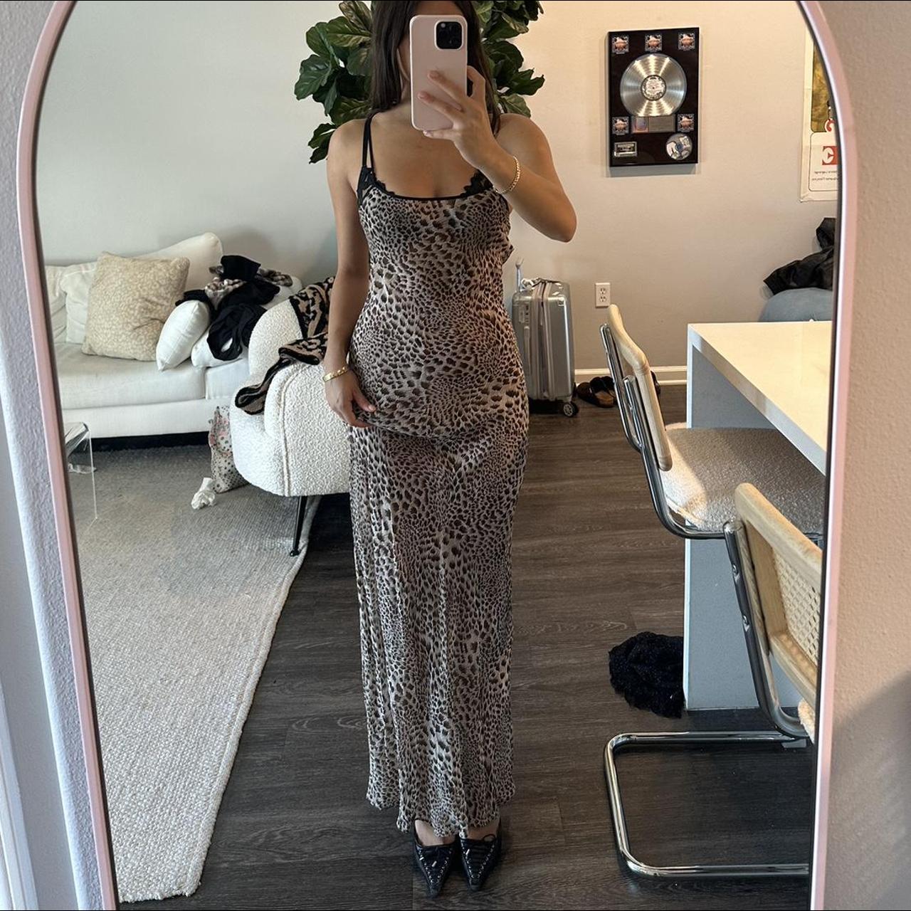 Realization par Cheetah dress NEVER WORN - Depop