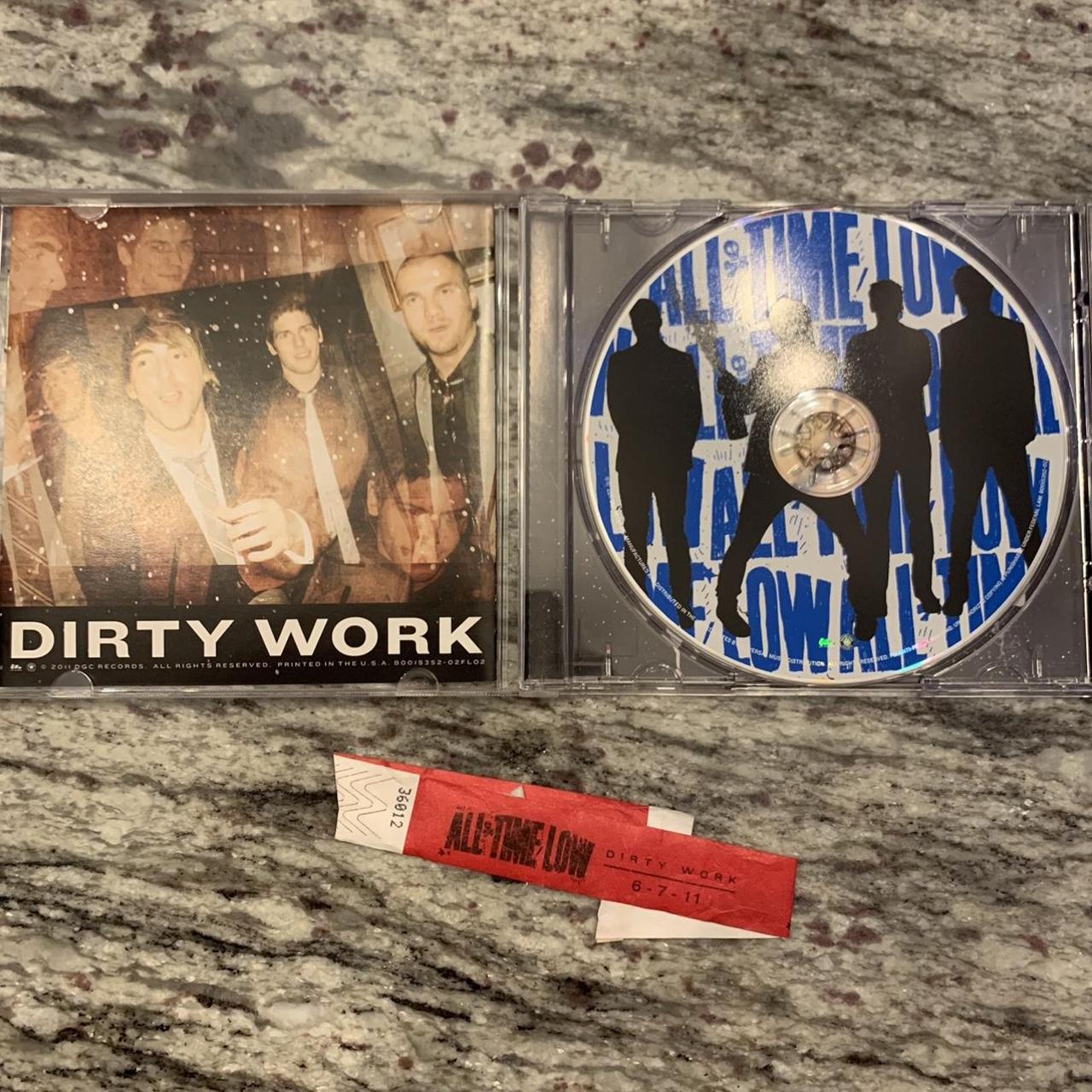 Signed All Time Low Dirty Work CD - CD is signed by... - Depop