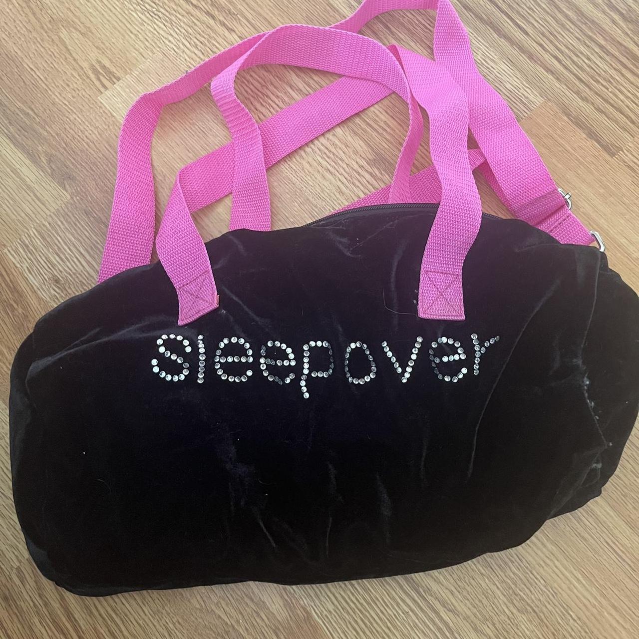 y2k bedazzled mini sleepover bag - Depop