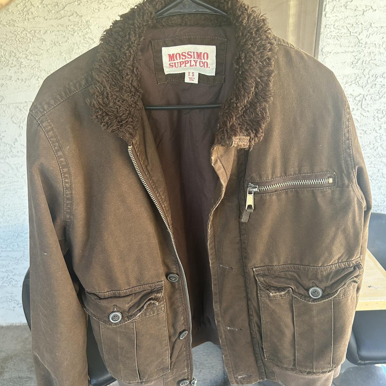 Mossimo supply co brown jacket - Depop