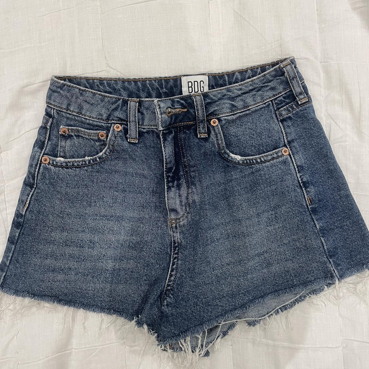 BDG urban outfitters denim shorts. Blue mom style... - Depop