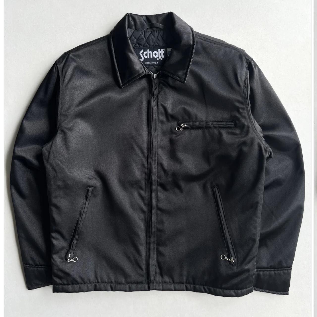 Schott Black Detroit Style Jacket Size M #carhartt - Depop