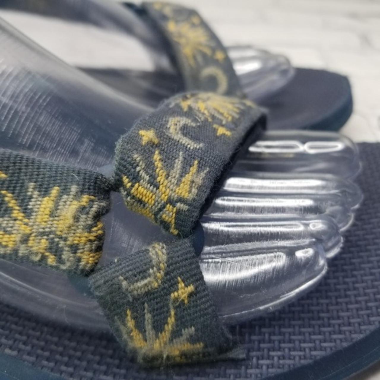 Teva blue celestial moon stars sandals original... - Depop