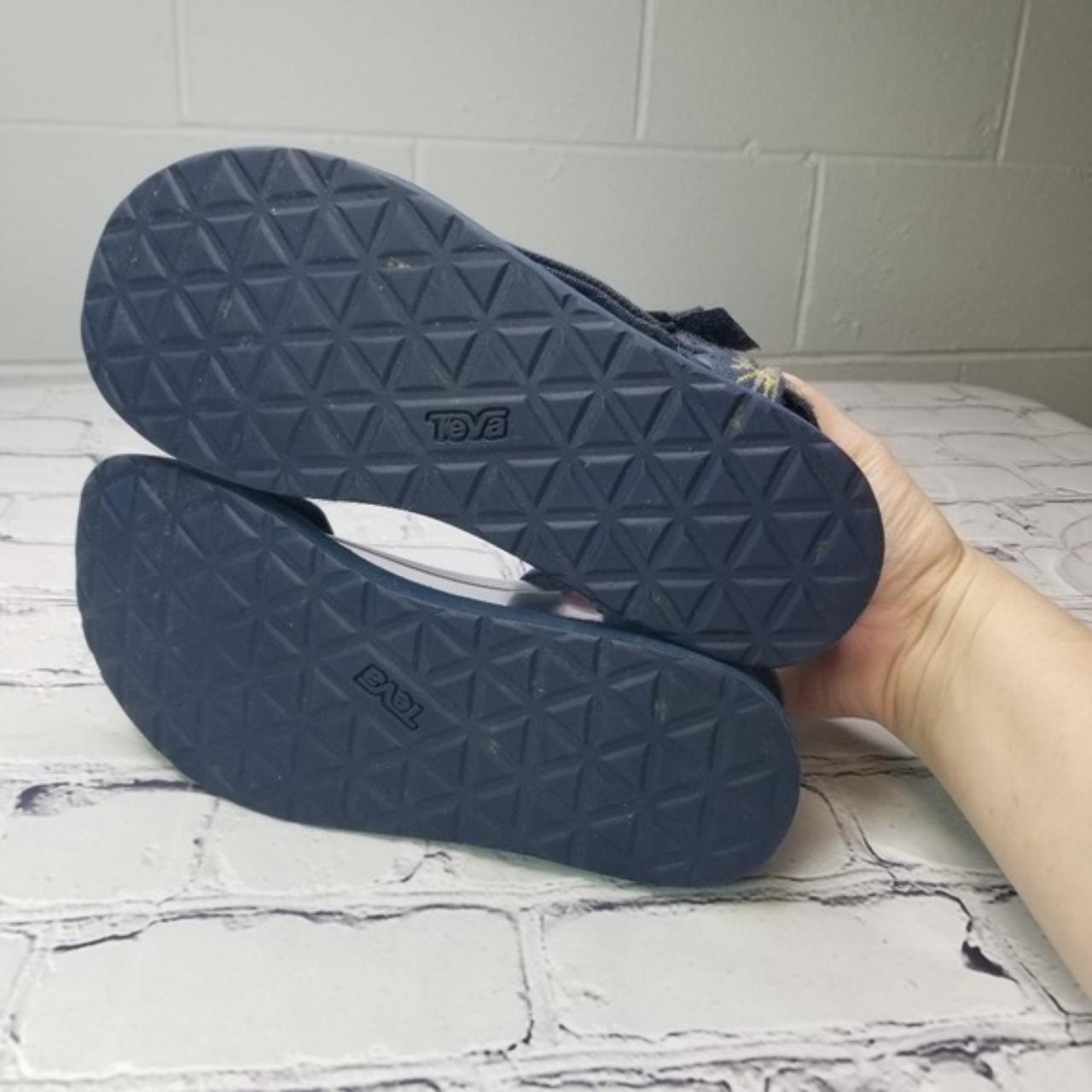 Teva blue celestial moon stars sandals original... - Depop