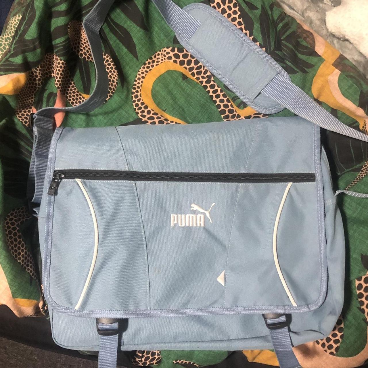 Puma Women's Blue Bag | Depop