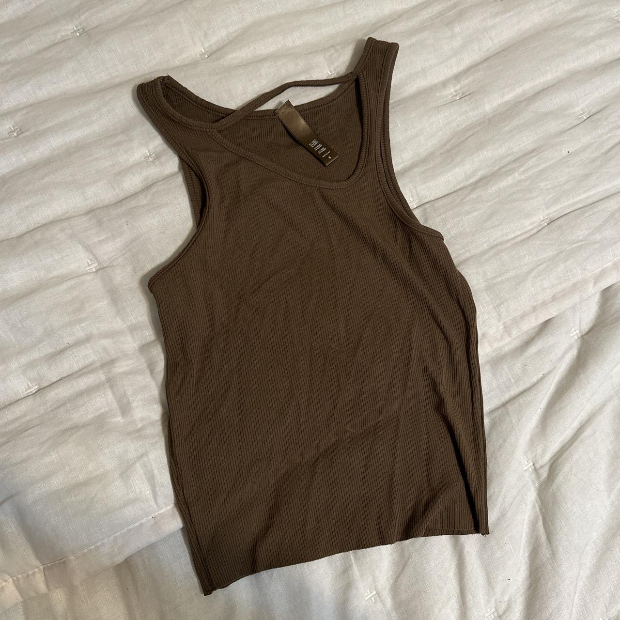 Skims Women's Brown Vest | Depop