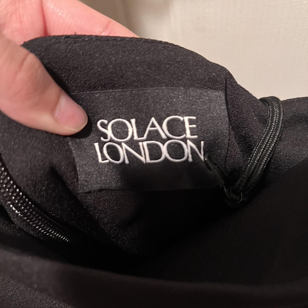 Solace London Women's Black Dress | Depop