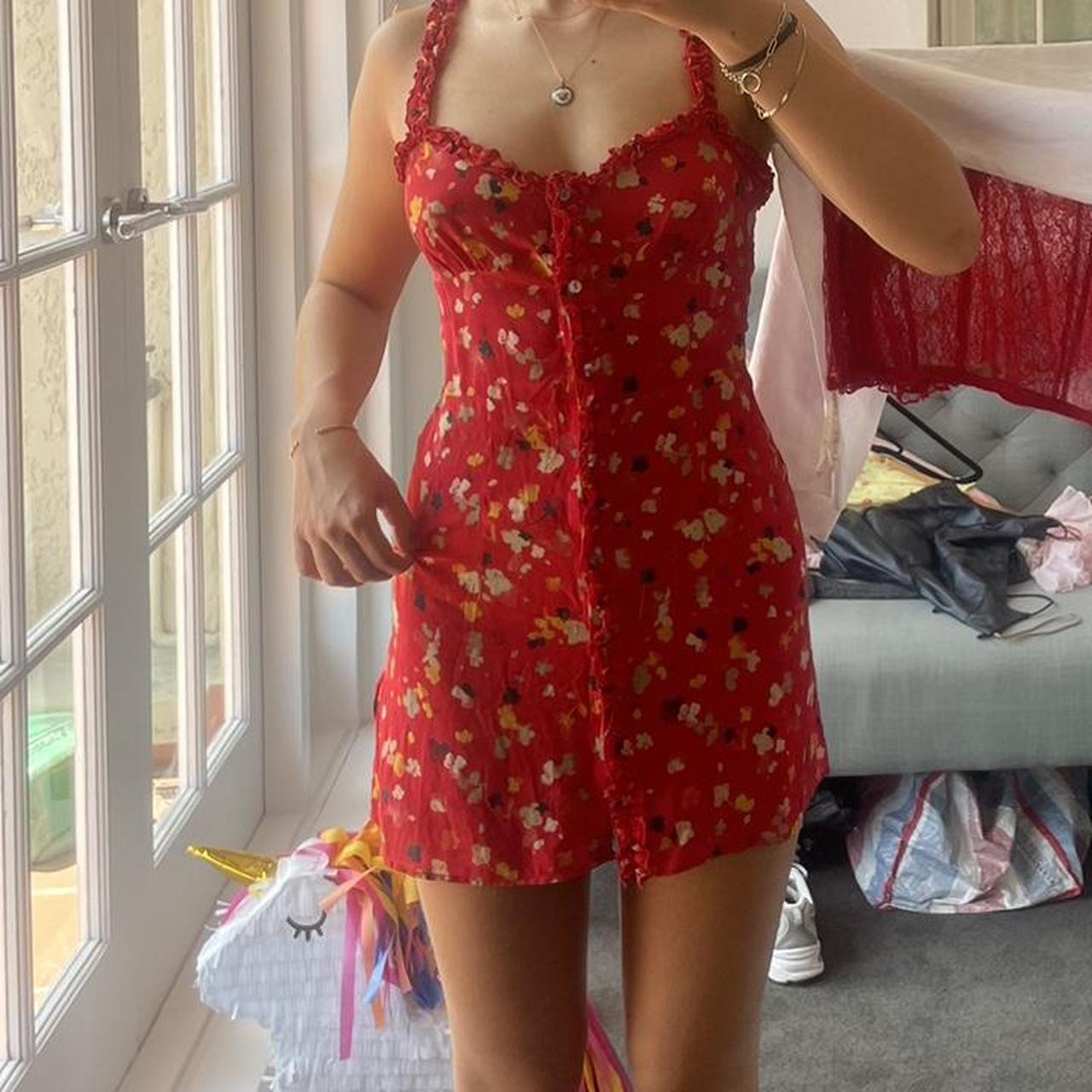 Red realisation par dress. Size 6, RP $335.... - Depop