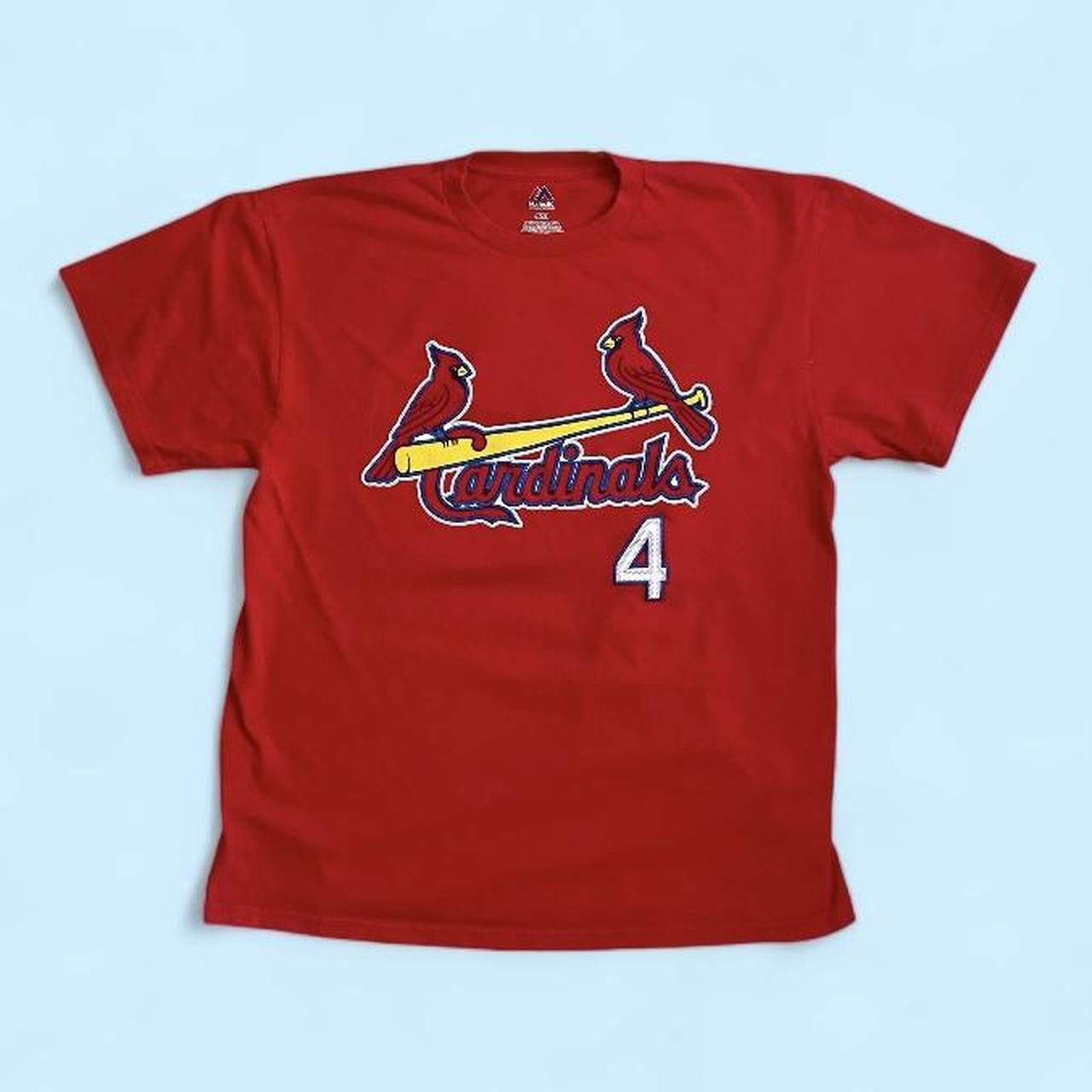 Red St. Louis Cardinals Molina Shirt! • 4 Yadier... - Depop