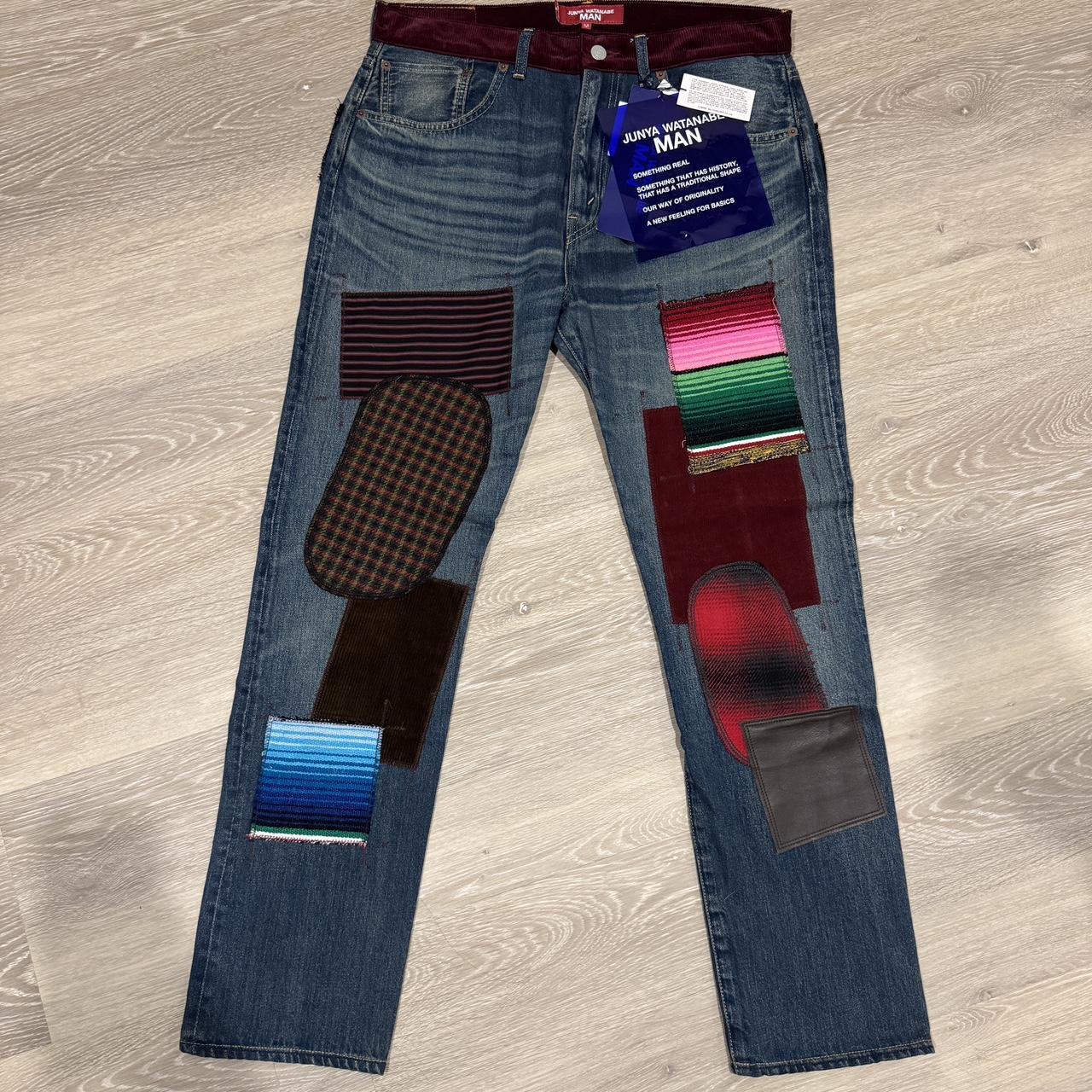 JUNYA WATANABE MAN X LEVI'S PATCHWORK JEAN - SIZE... | Depop