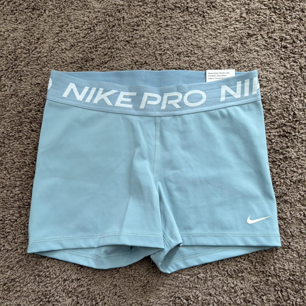Size Medium Blue Nike Pro Shorts Is Brand New And Depop