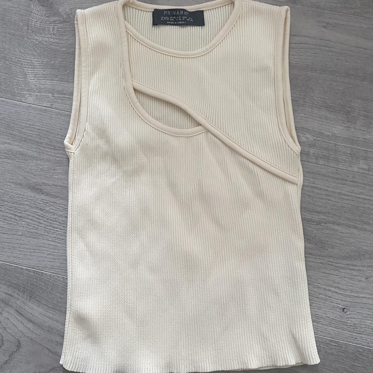 Ribbed primark top with cut out Never worn out Seen... - Depop