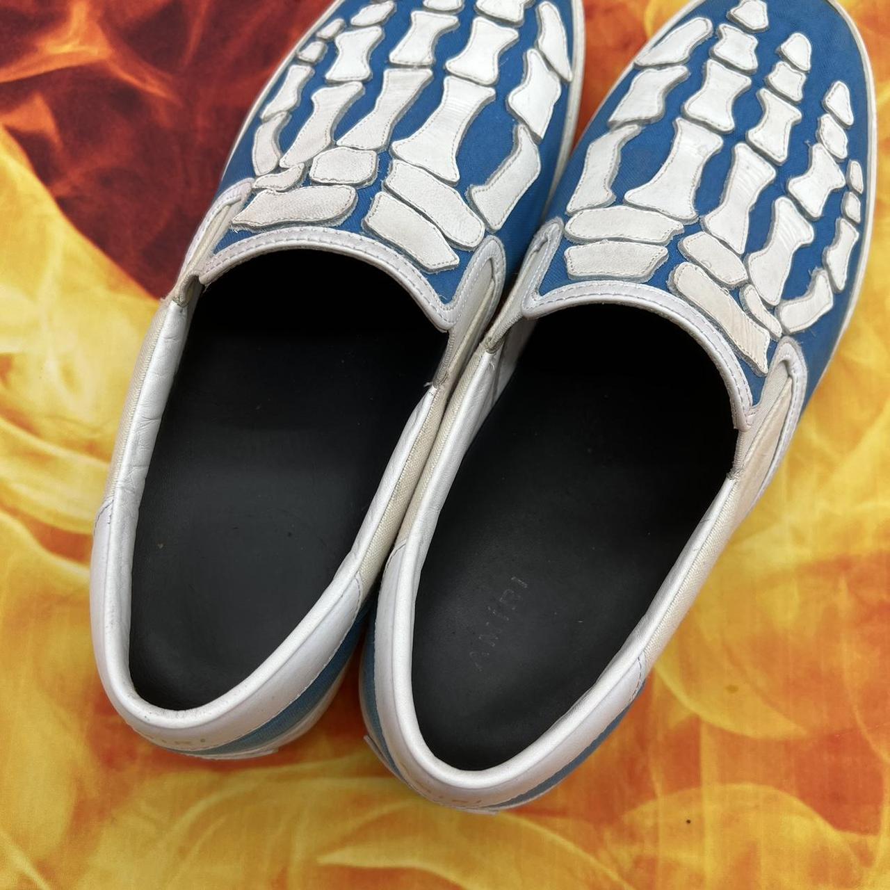 Amiri slip on ‘skeleton toe’ Color: light... - Depop