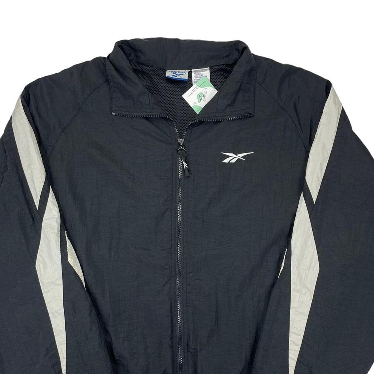 Vintage Reebok Track Jacket Retro 90s zip up... - Depop