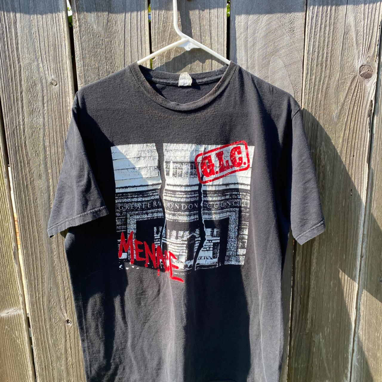 Black 2000s Menace Band G.L.C. T Shirt, XL Printed... - Depop