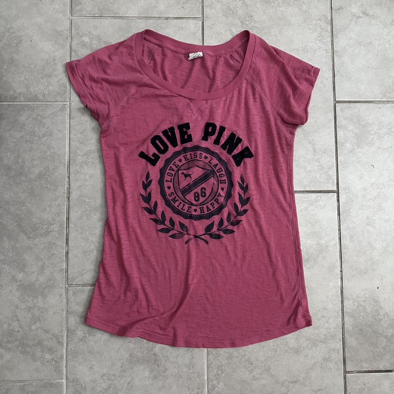 PINK Victoria's Secret Top Early 2000's pink vs... | Depop