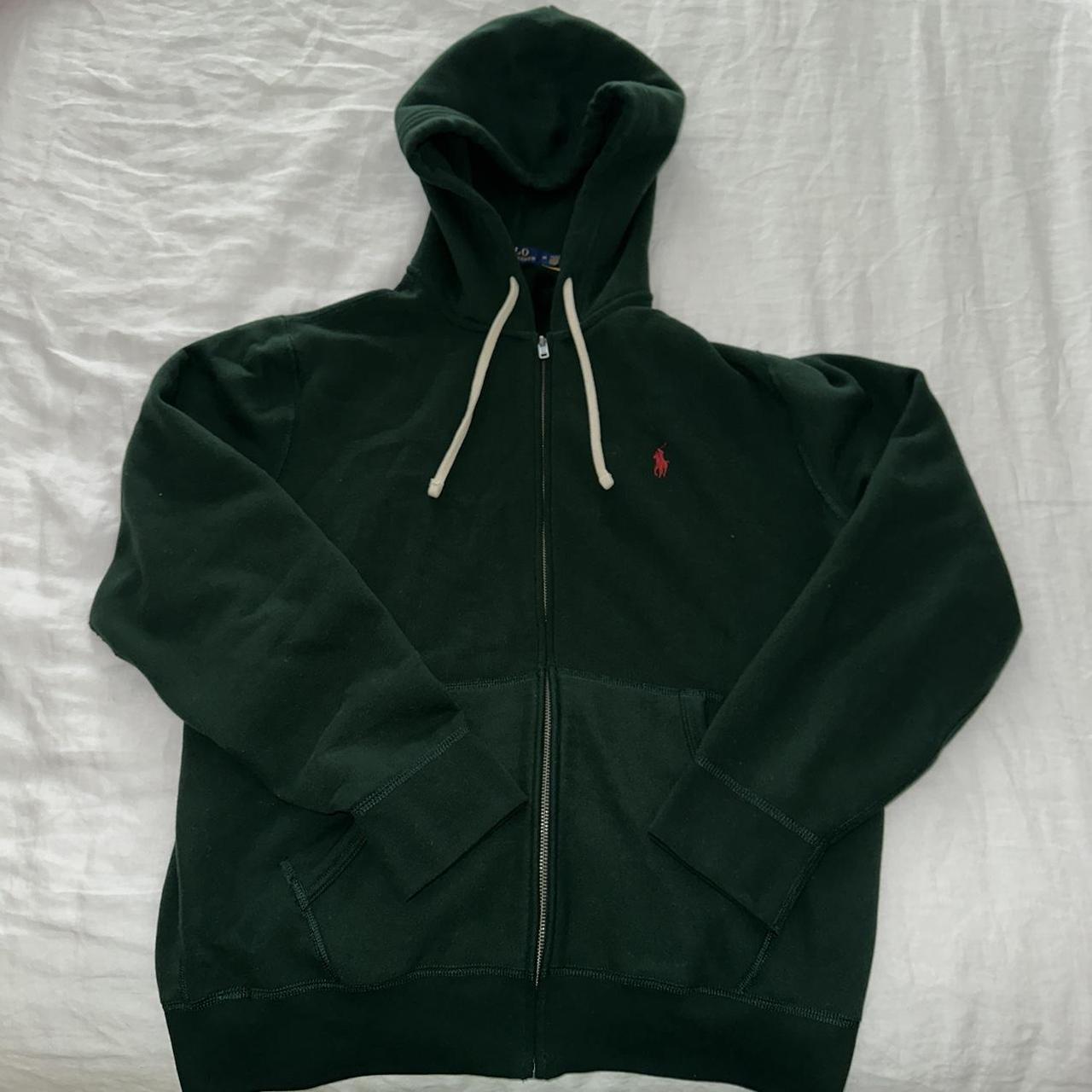 Polo Ralph Lauren zip up jacket Size medium - Depop