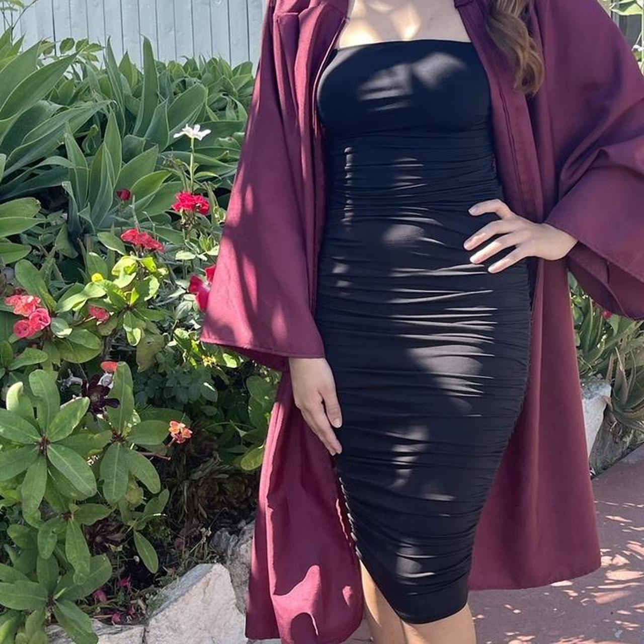 windsor bodycon midi dress worn only once for my... - Depop