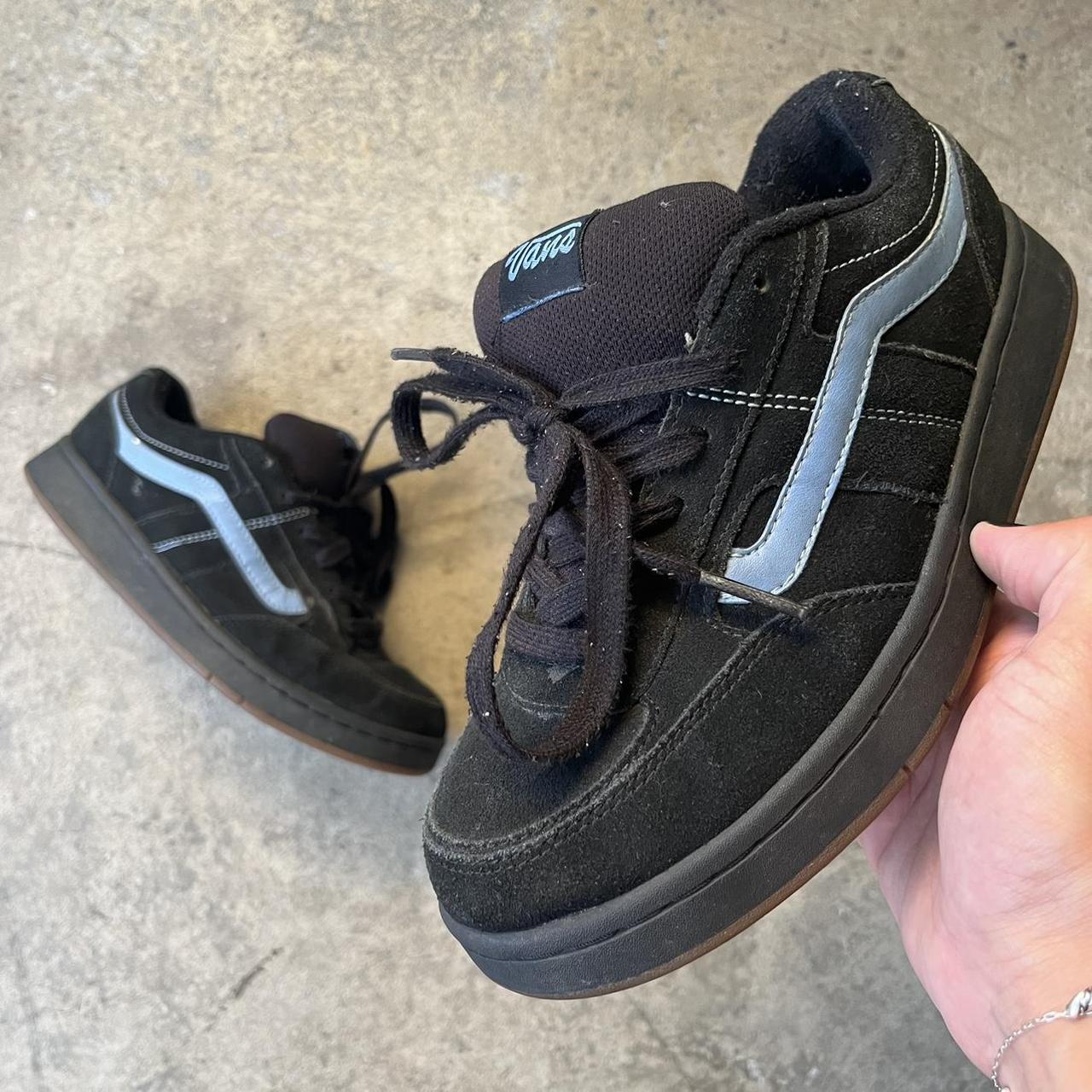 Vintage Y2K chunky vans skate shoes one aglet is... - Depop