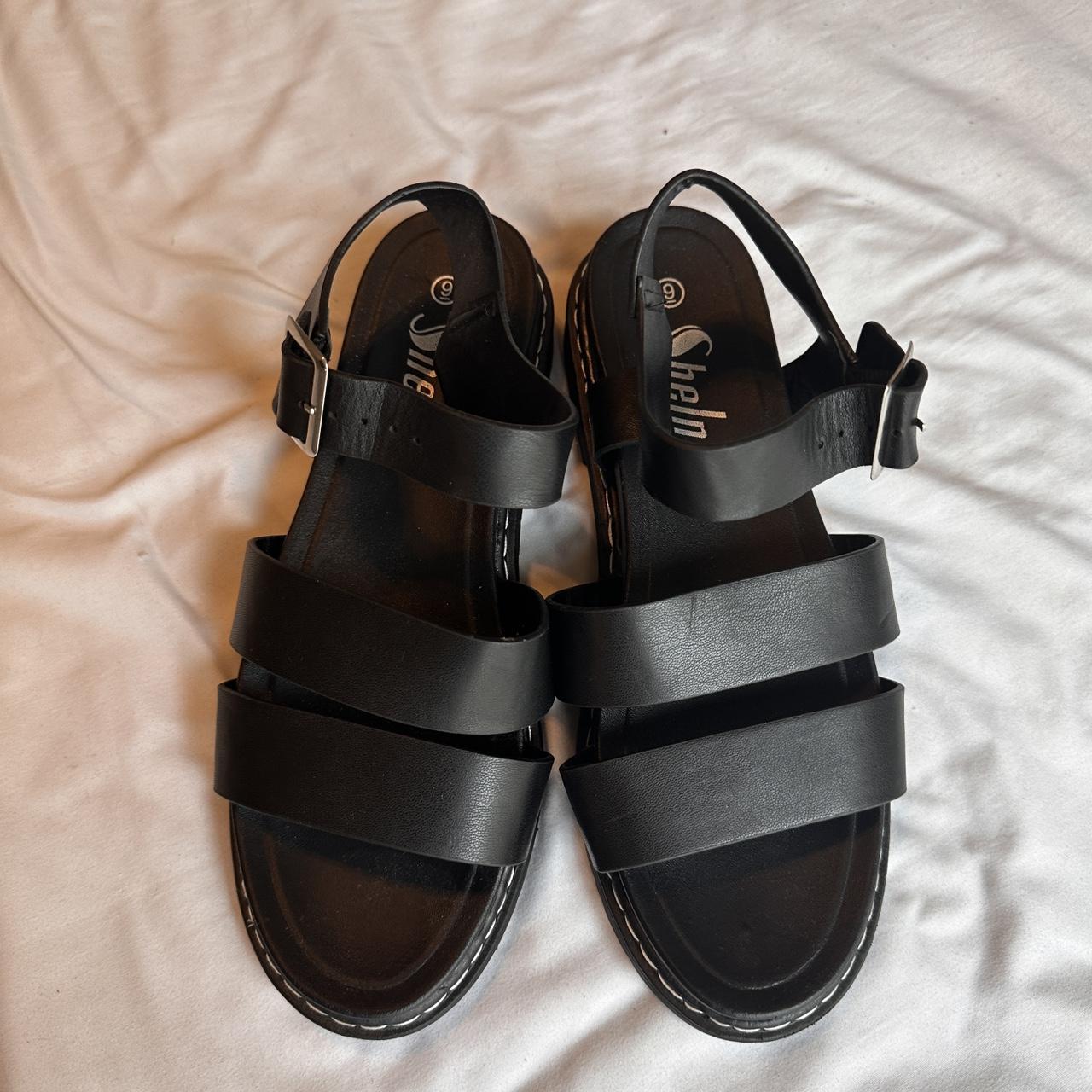 New black Shein sandals. Size 9 from SHEIN. - never... - Depop
