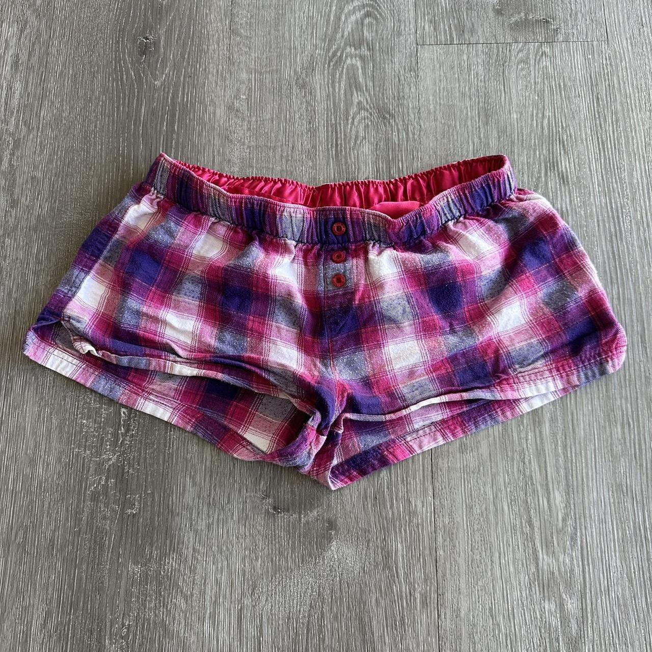 y2k star garage sleepwear super cute short shorts... - Depop