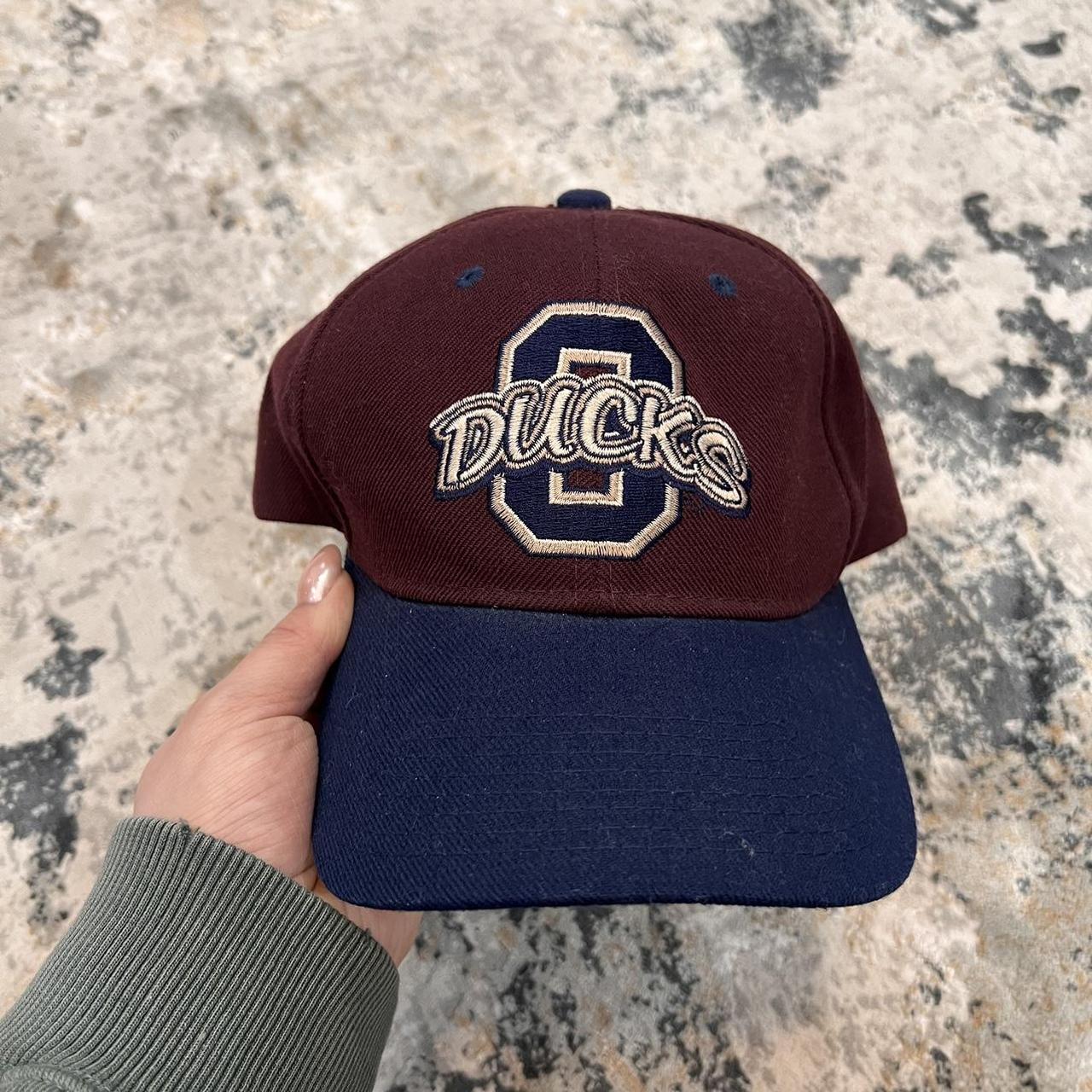 Vintage Oregon Ducks Wool SnapBack Hat -vintage... - Depop