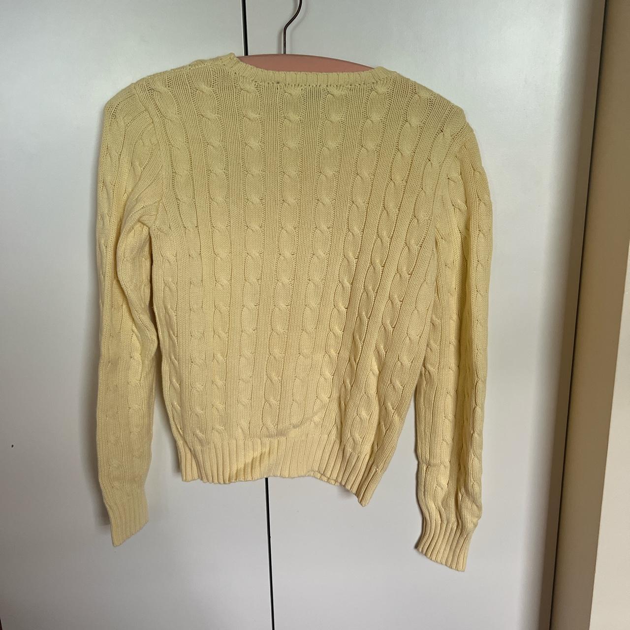 Polo Ralph Lauren Sport yellow sweater. Baby yellow... - Depop