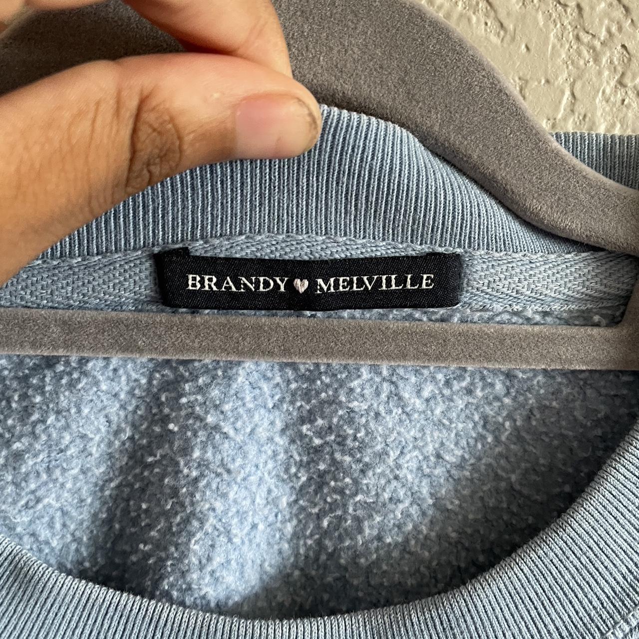 Brandy Melville Blue Erica Sweater One Size (can... - Depop
