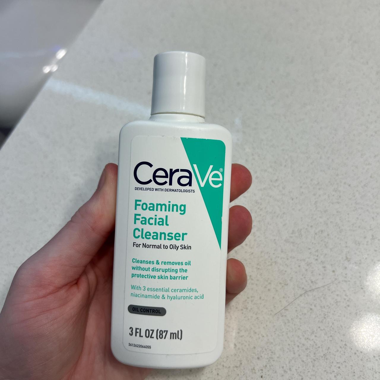 Cerave Foaming Facial Cleanser - Depop