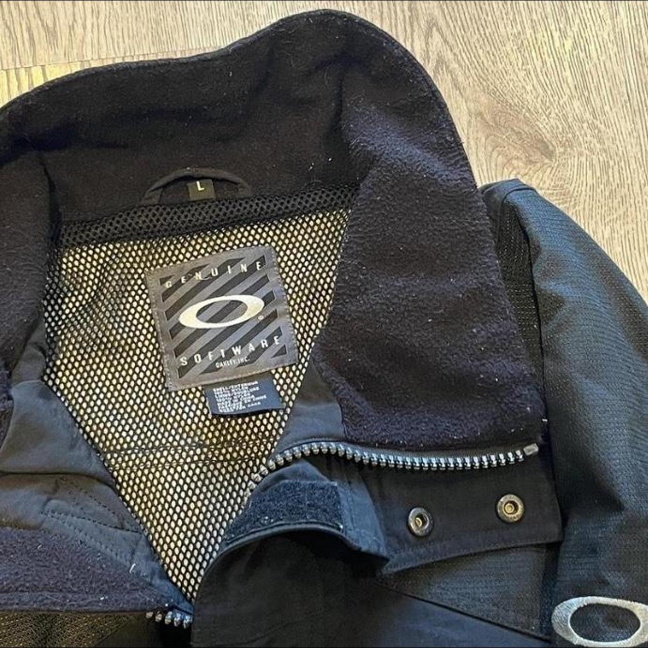 Oakley software black ski jacket Embroidered logos... - Depop