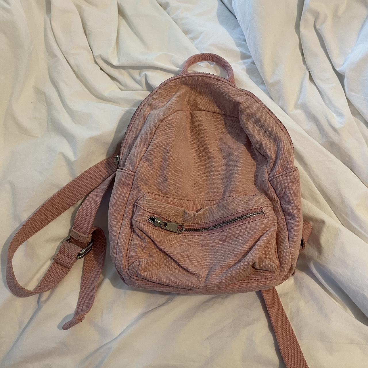 Urban Outfitters small pink backpack - Depop