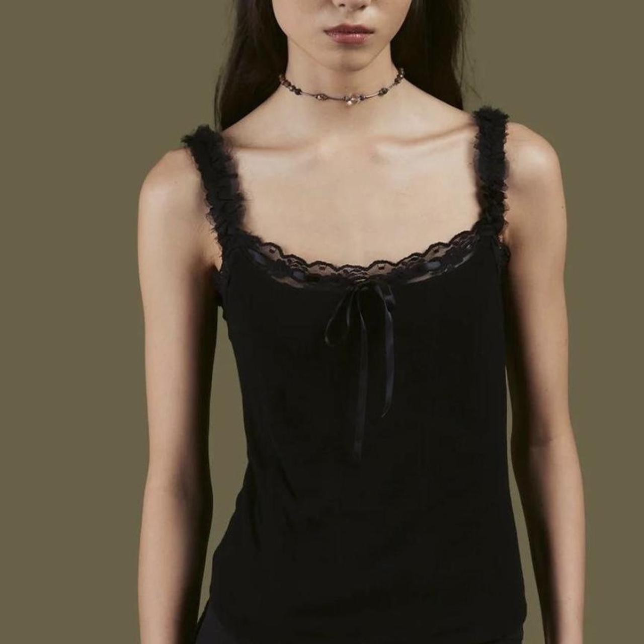 UNIF Women's Black Vest | Depop