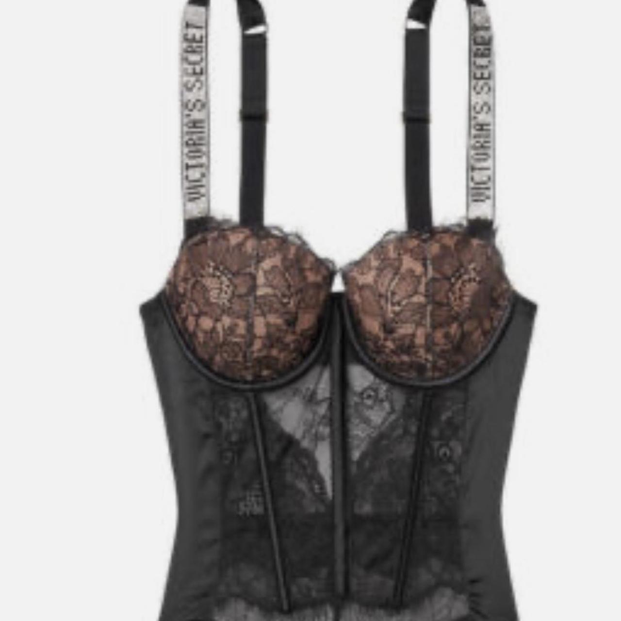 Victoria secret lace teddy bodysuit size xs bought... - Depop