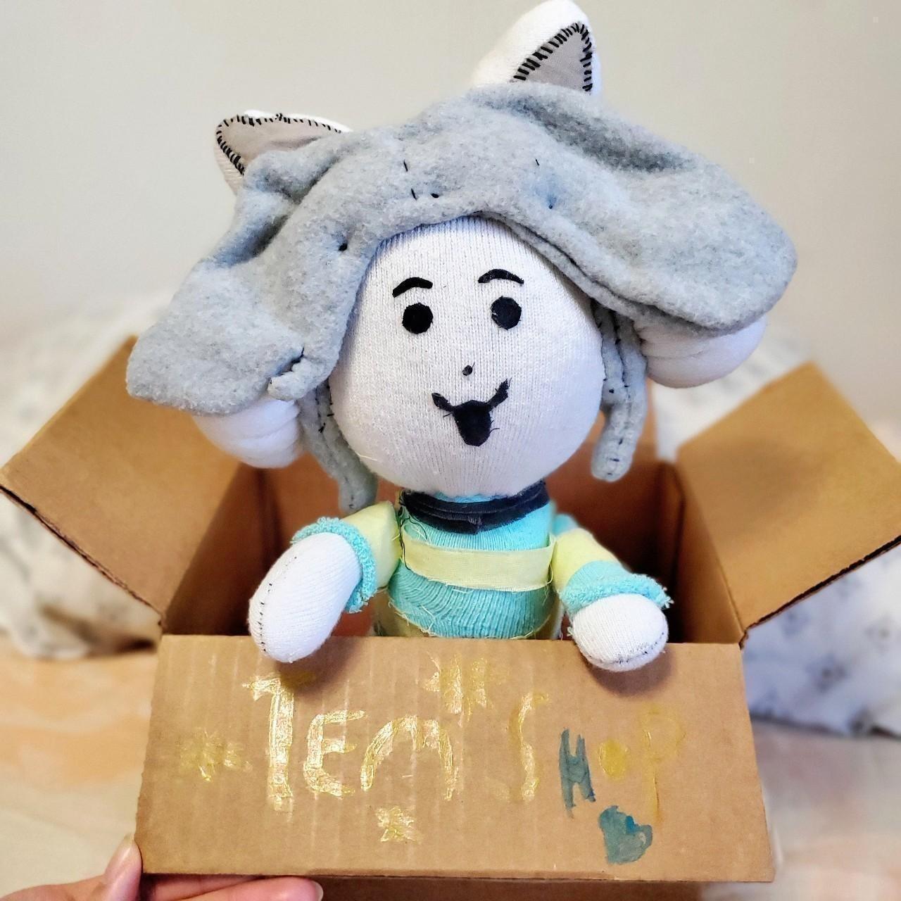 🌸 handmade undertale temmie plushie 🌸 - handmade... - Depop